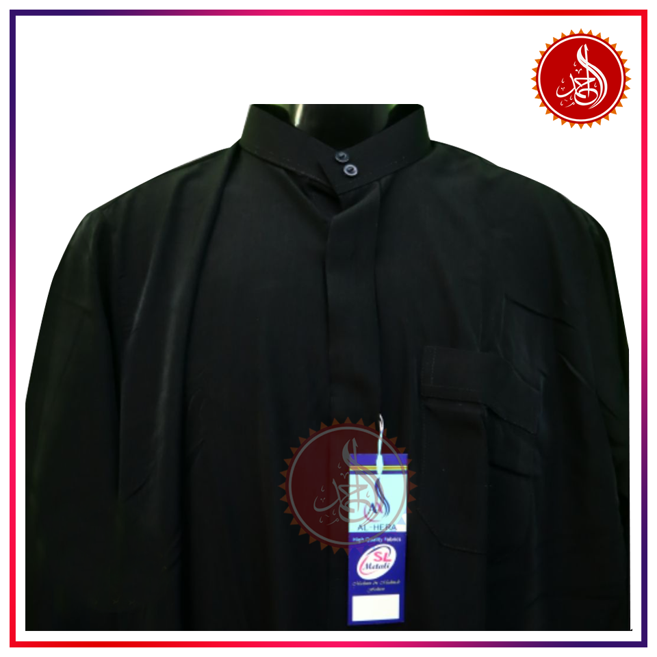 JUBAH AL HERA LELAKI | Jubah Putih/Jubah Tahfiz/Jubah Hitam (Jenis ...