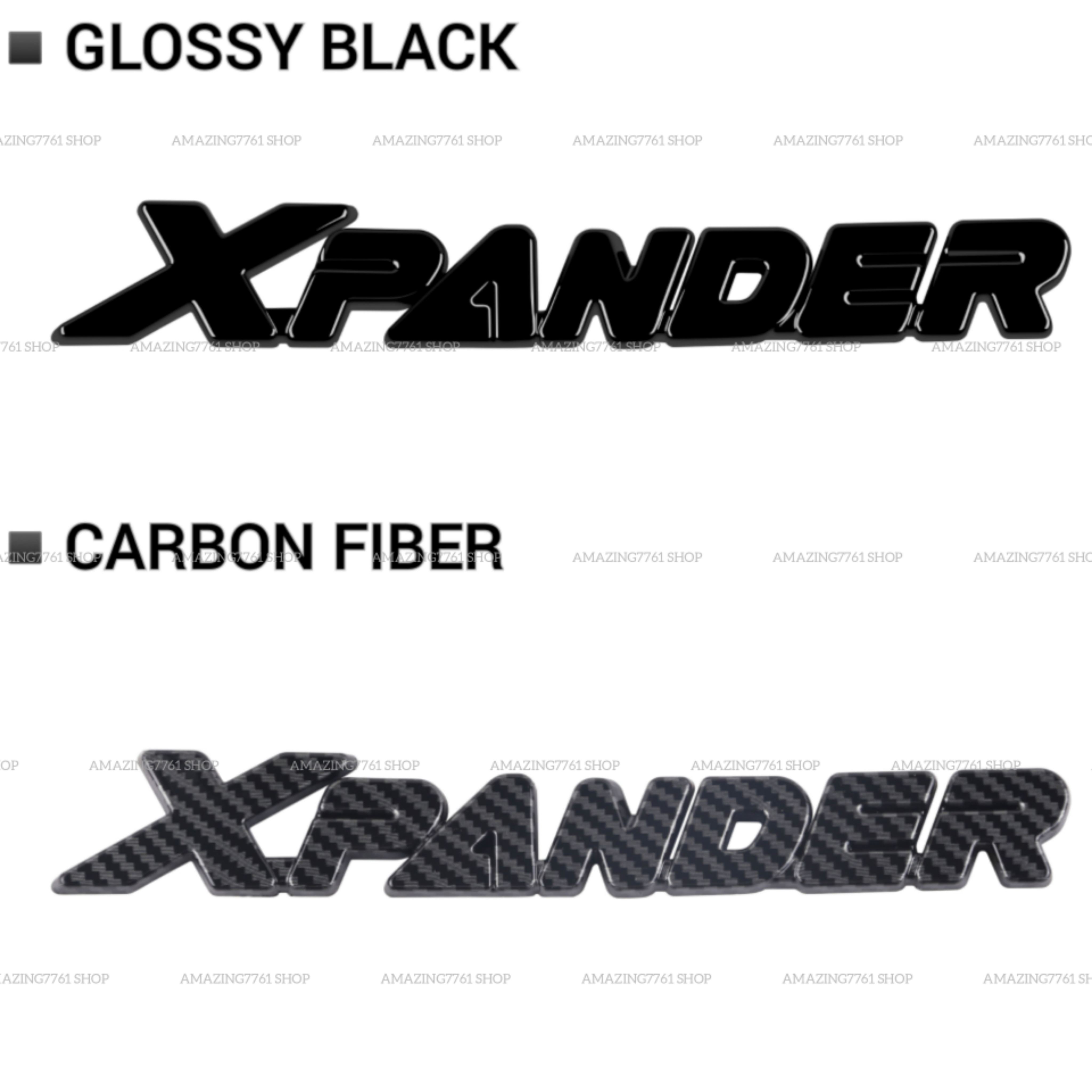 AMAZING MITSUBISHI XPANDER CAR REAR XPANDER LOGO EMBLEM FRAME COVER ...