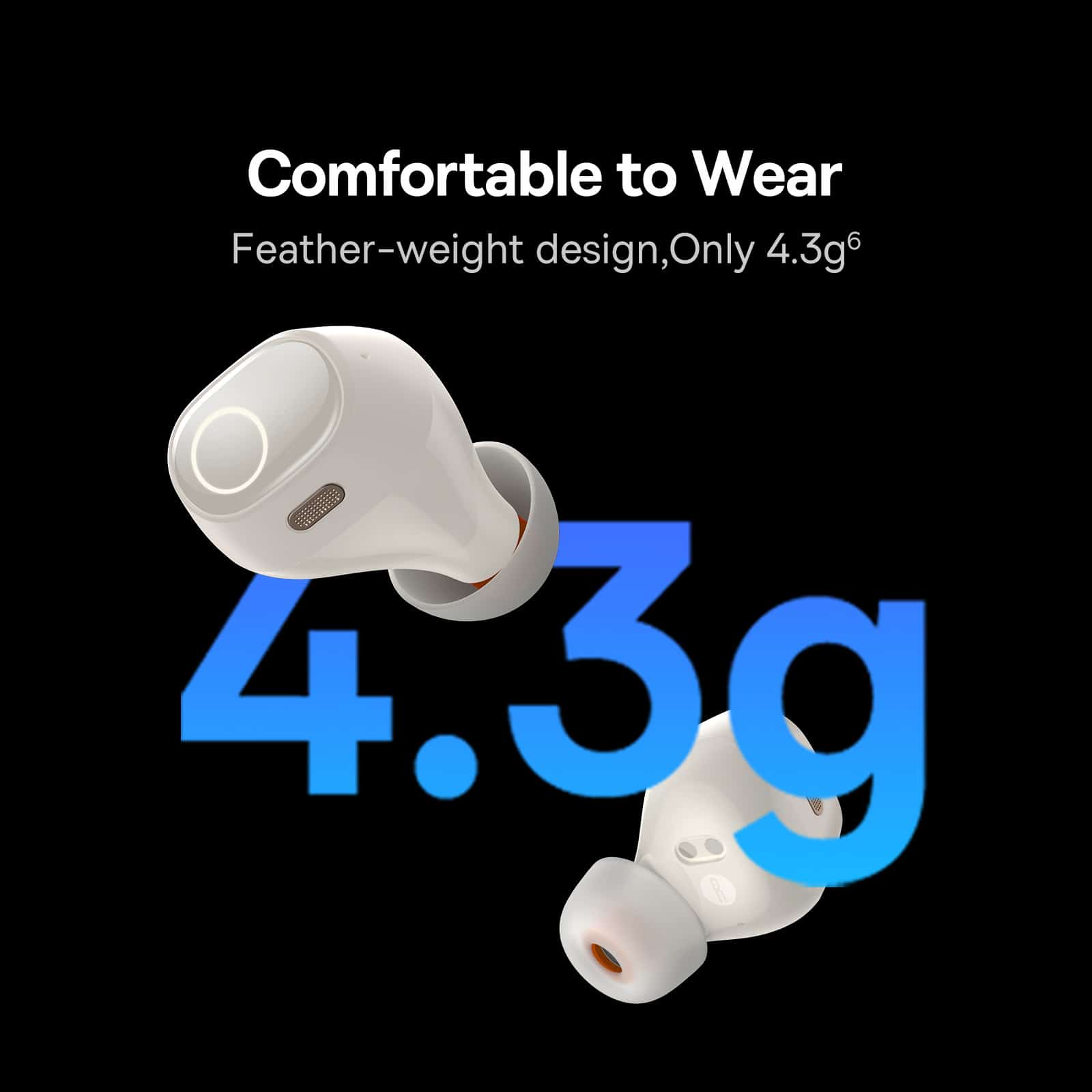 Baseus WM03 Wireless Earphones TWS Bluetooth 5.3 Headphones,Comfortable ...