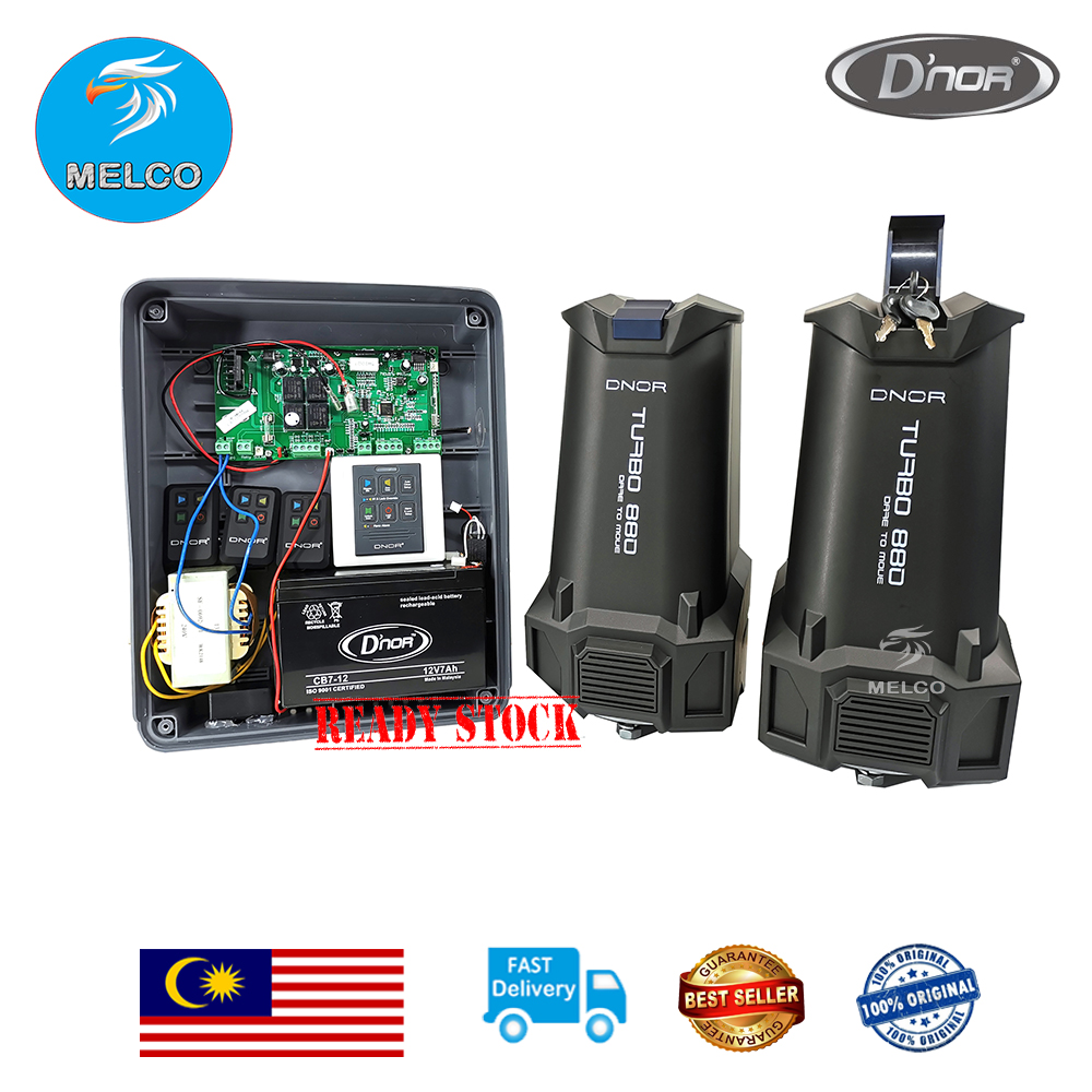 Dnor Turbo 880 Autogate Swing & Folding gate(FULL SET) | Shopee Malaysia