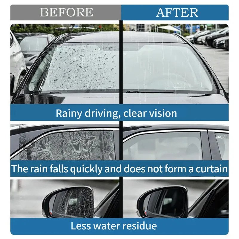 Car Glass Water Repellent Spray Car Rain Remover/Waterproof Rainproof ...
