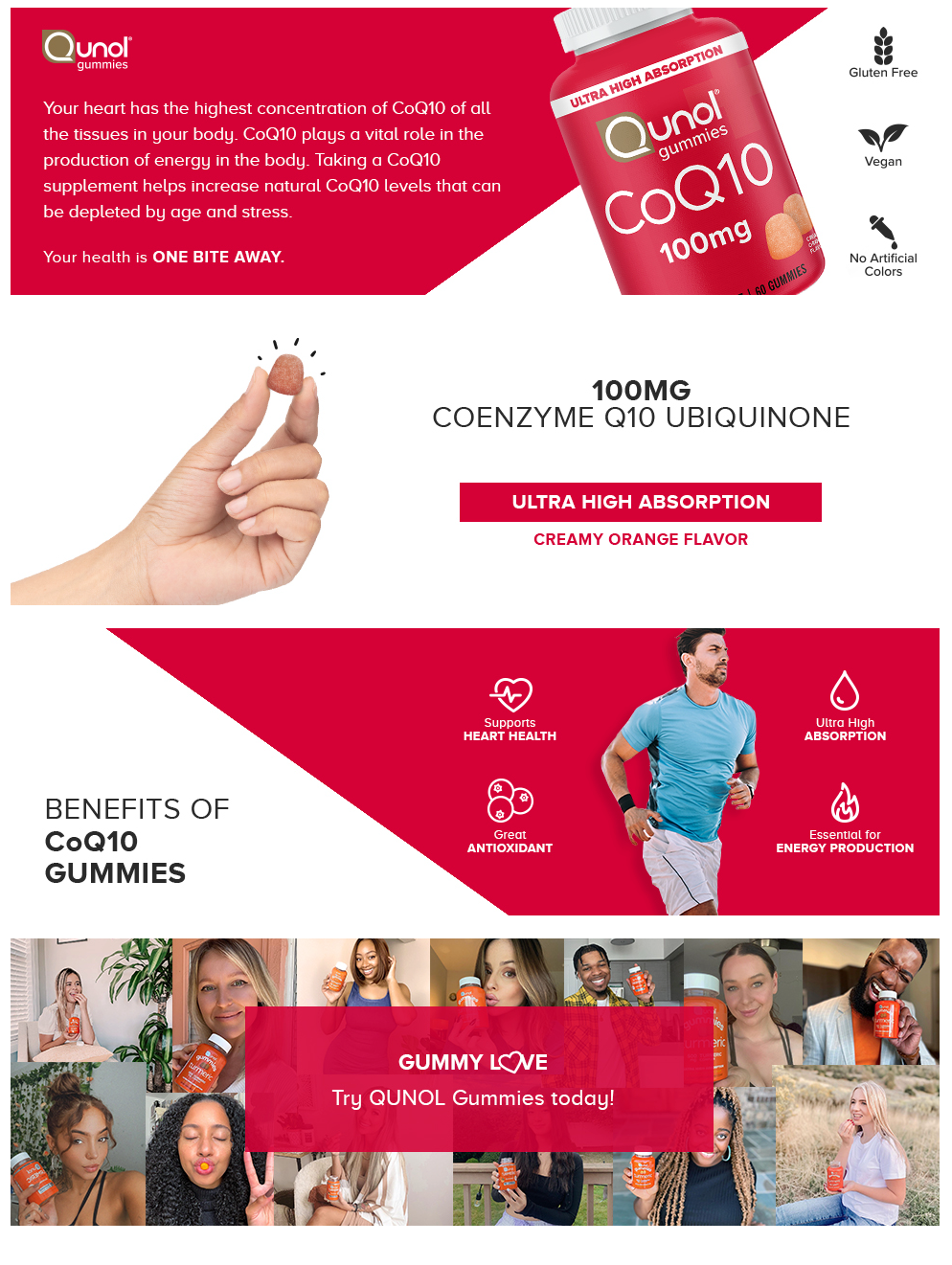 Qunol ULTRA CoQ10 | Liquid CoQ10 100mg | Ubiquinol CoQ10 | Extra ...