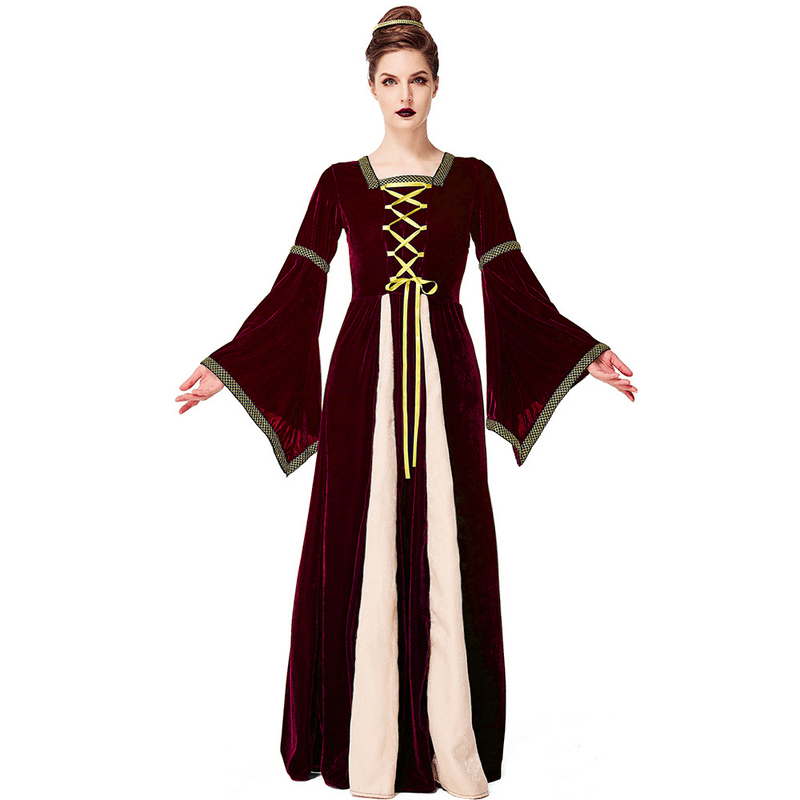 MYLITTLELASS Medieval Renaissance Gothic Retro Women Vintage Costume ...
