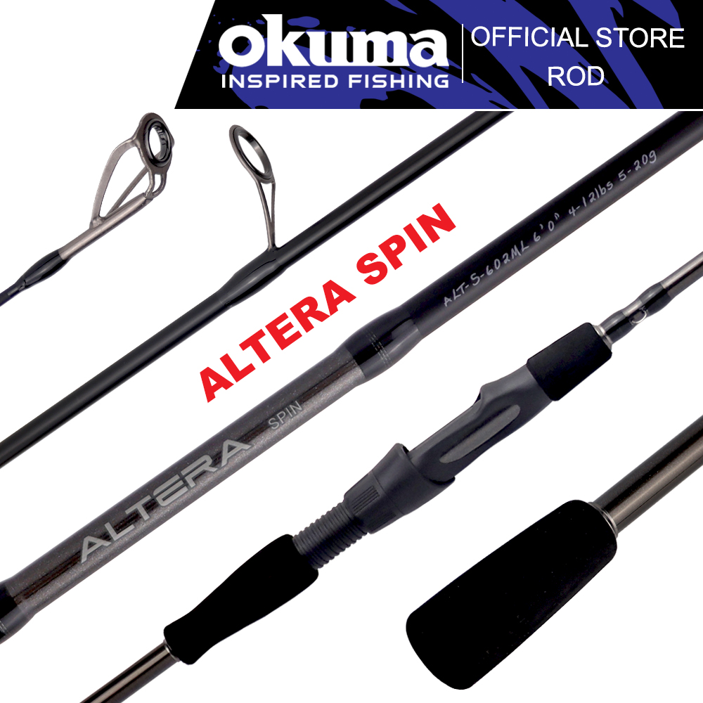 Okuma Altera Spin Spinning Fishing Rod Joran Pancing (5'6ft-9'0ft) Joran | Shopee Malaysia