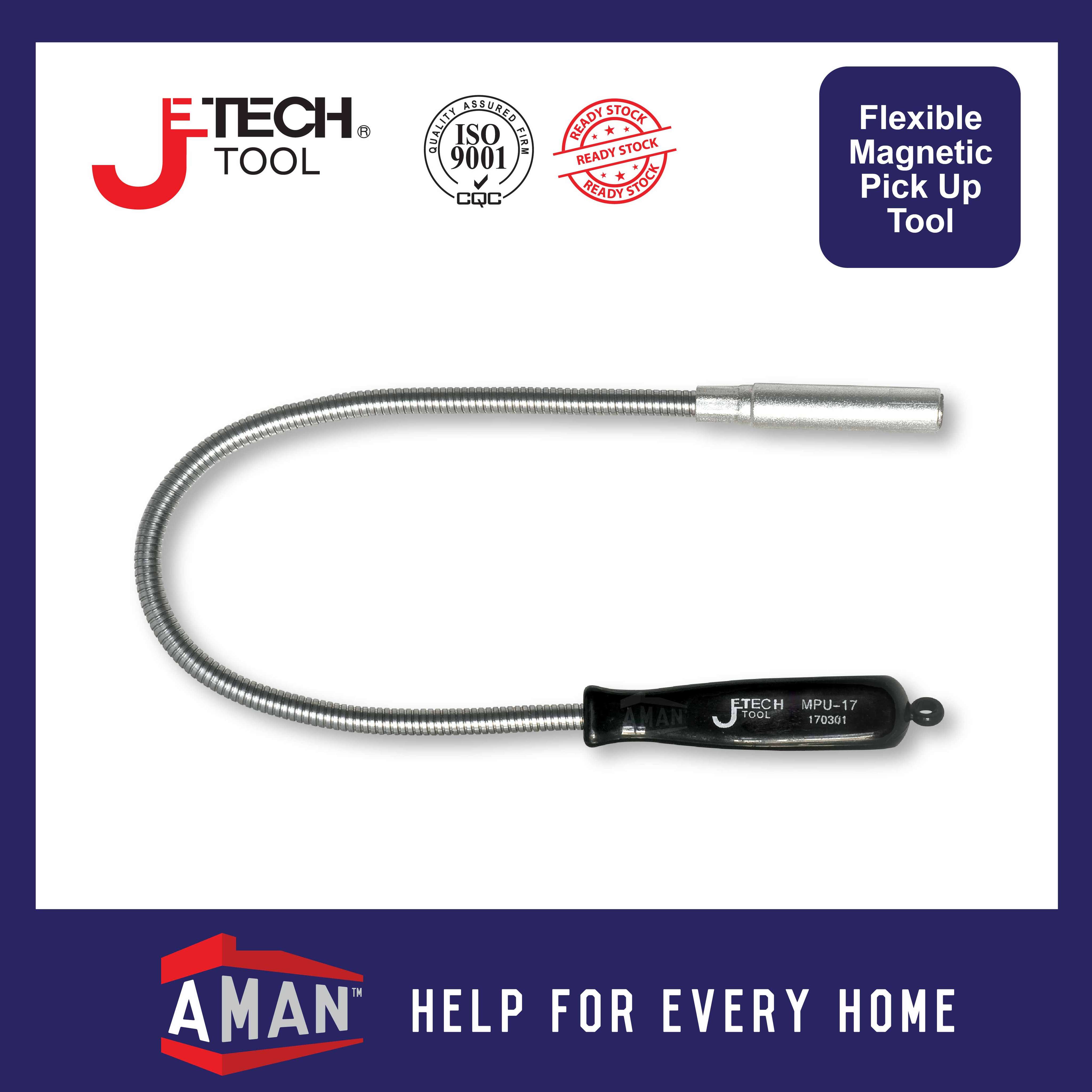 JETECH Flexible Magnetic Pick Up Tool Telescopic Bendable Picker Stick ...