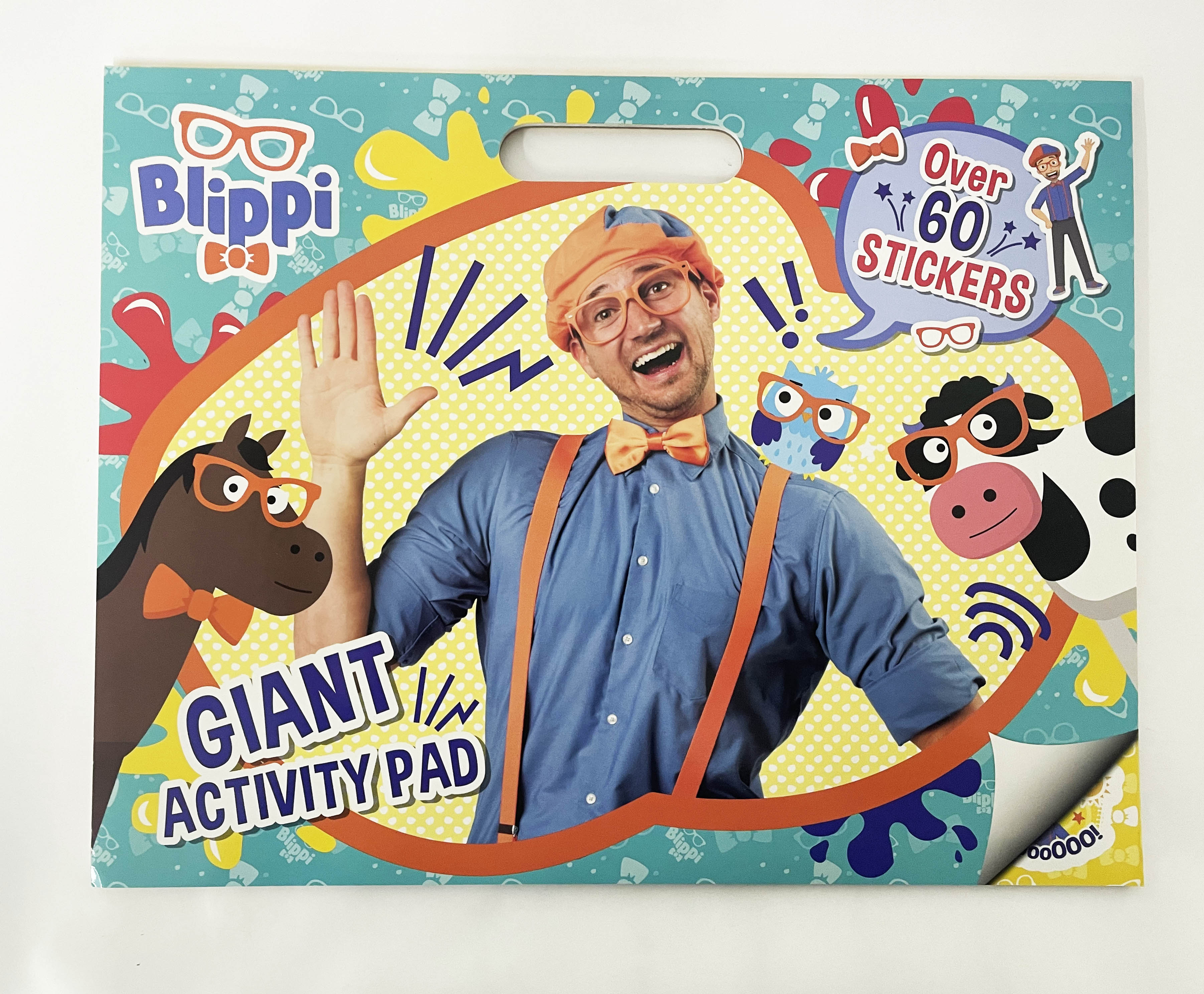 Blippi Giant Colouring Book Activity Pad With Stickers For Kids ...