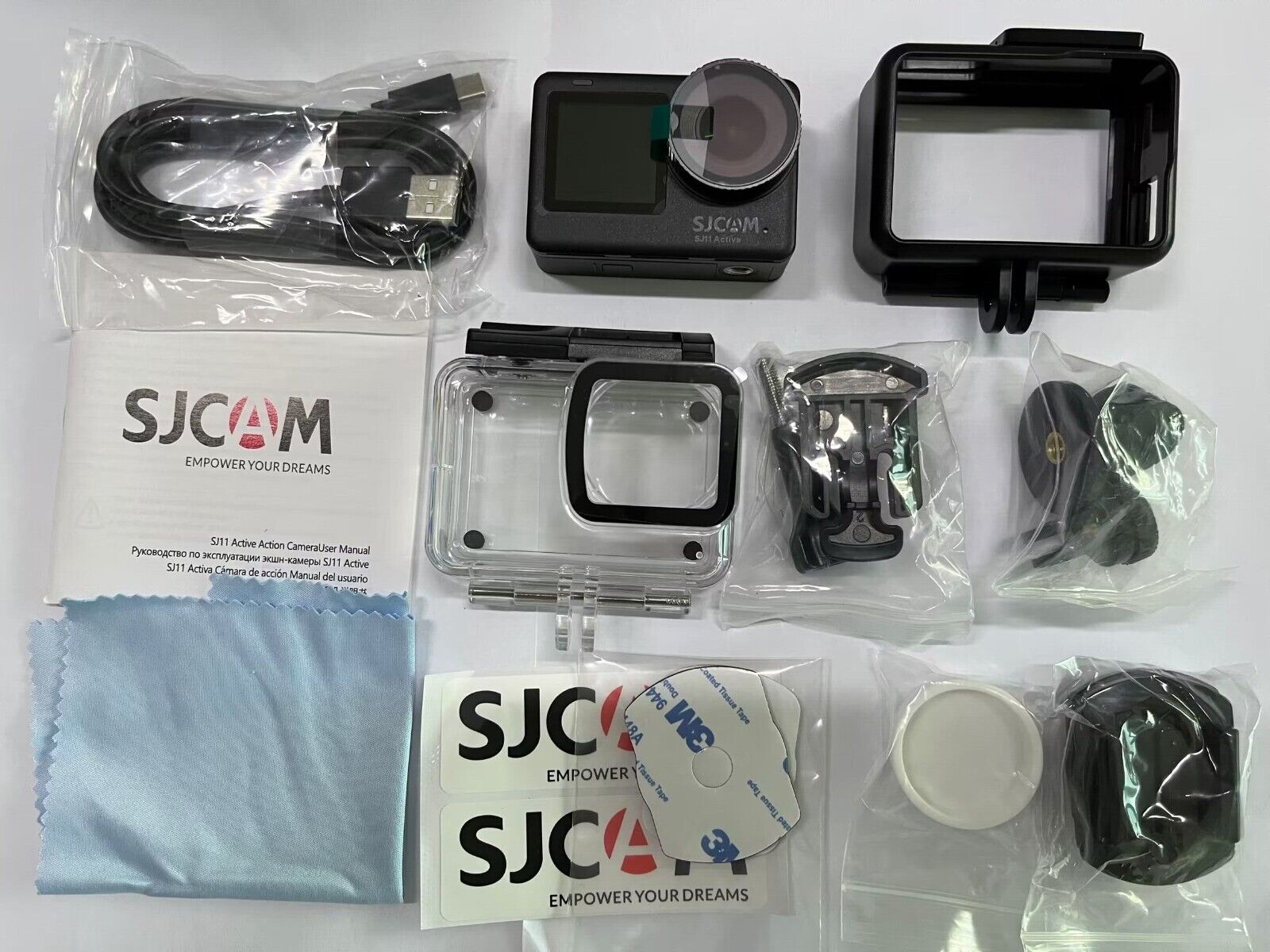 (SJCAM MALAYSIA)2023 NEW MODEL SJCAM SJ11 ACTIVE DUAL SCREEN 4K 30FPS ...