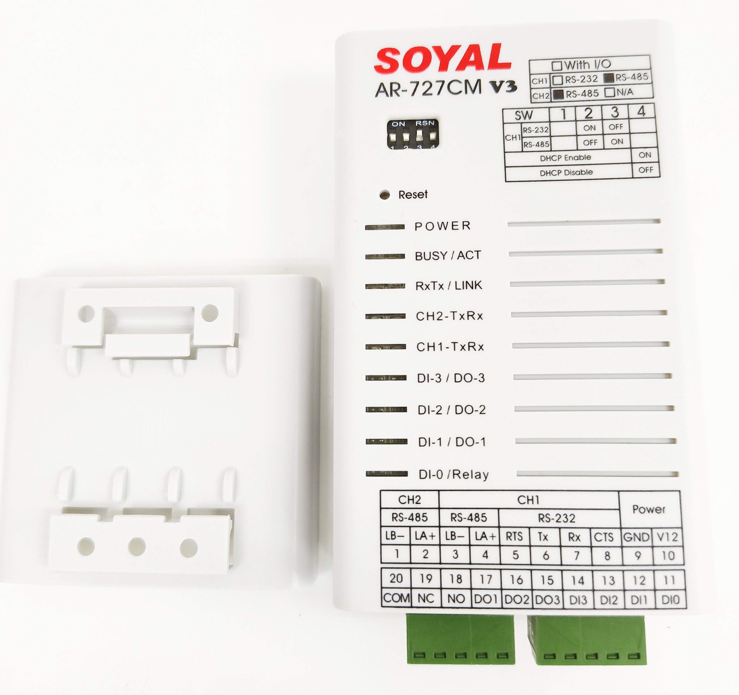 Soyal AR727CM-V3 - Soyal TCP/IP-485 TCPIP to RS485 Converter (Stock ...
