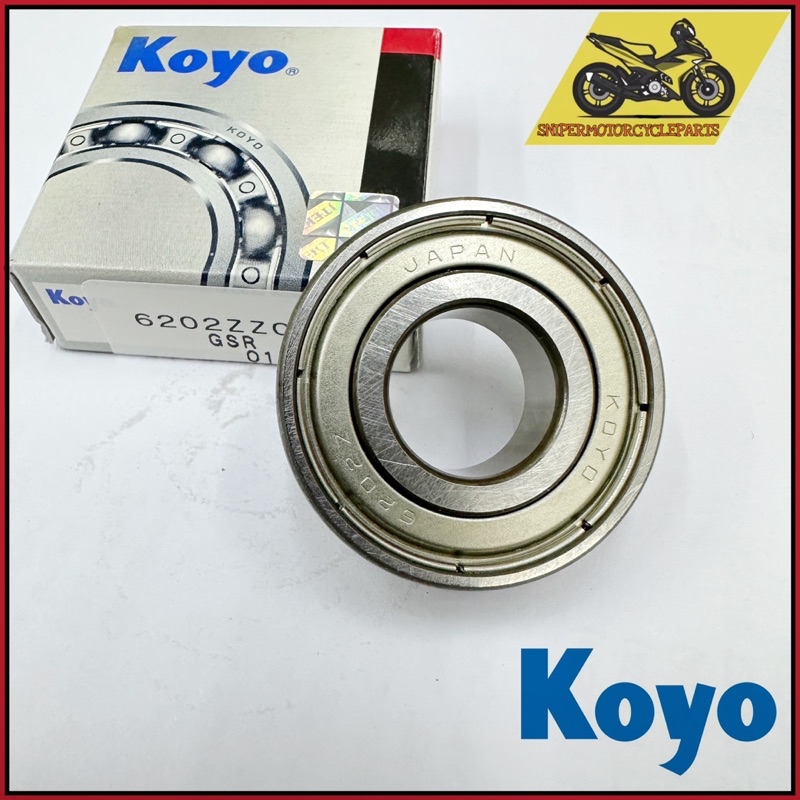 KOYO BEARING 6202 ZZ CM 2RS CM 100% ORIGINAL KOYO MADE IN JAPAN ...