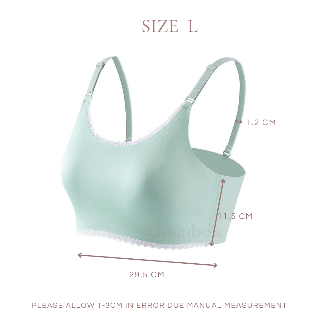 Quality Girl Training Bra Teenage Seamless Bra Young Student No Steel ...
