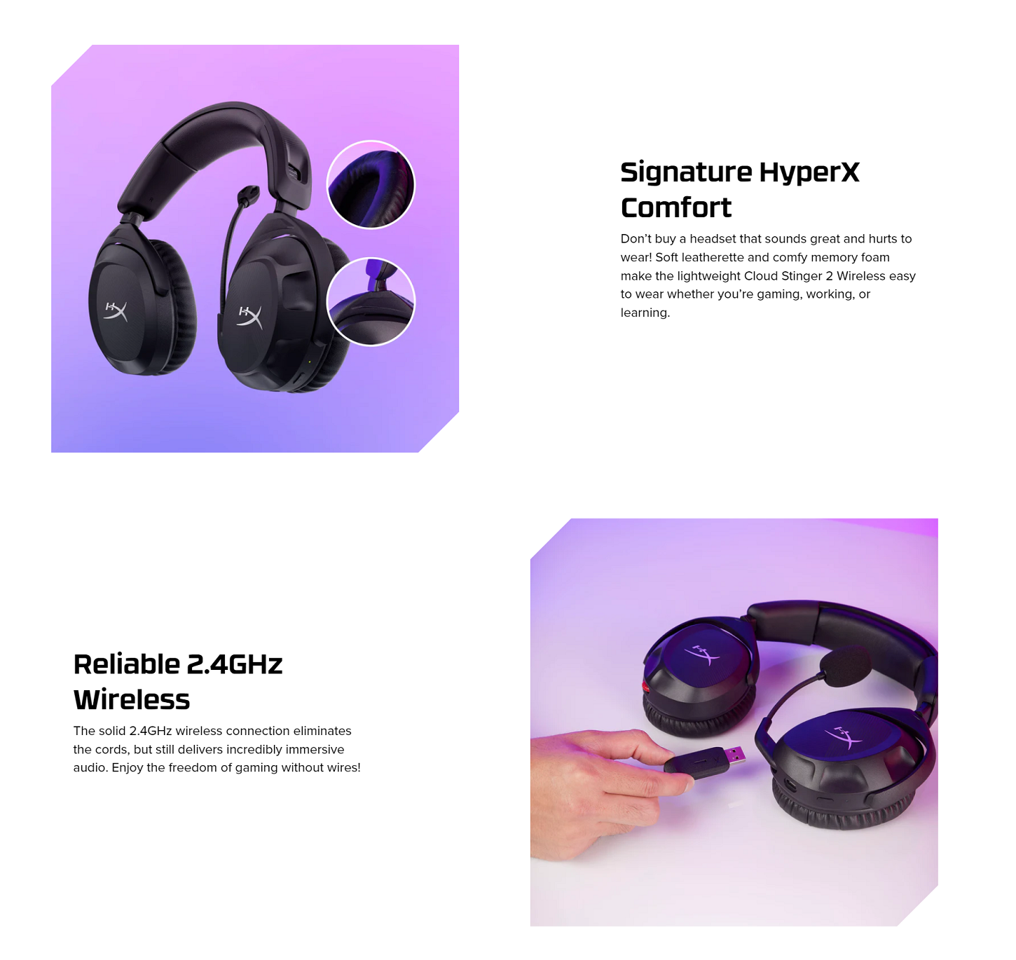 HYPER-X HYPERX CLOUD STINGER / CLOUD STINGER 2 WIRED/WIRELESS COMFORT ...