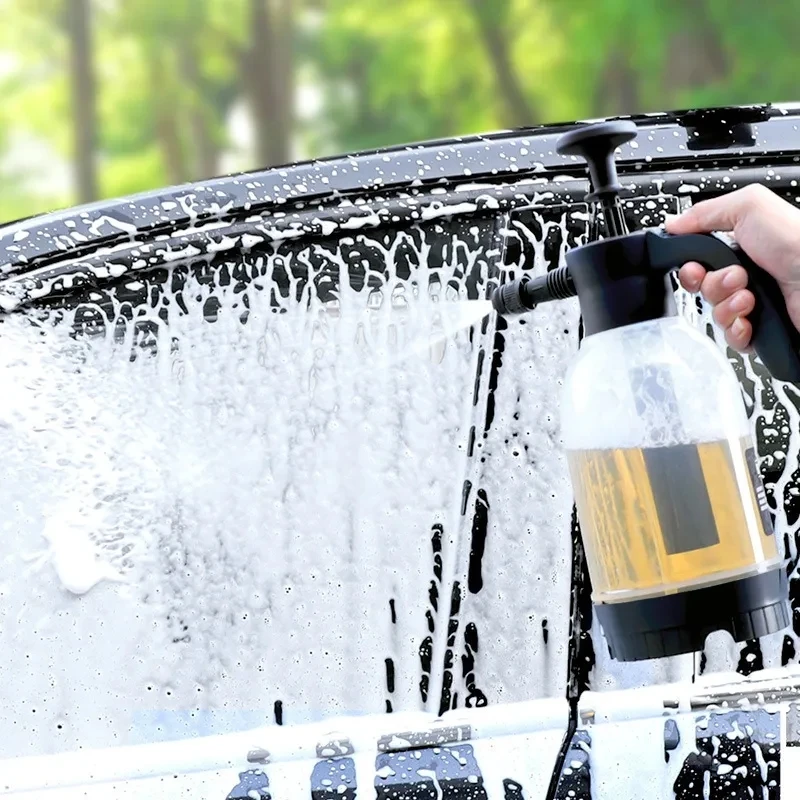 Foam Wash Car Spray Bottle High Pressure Spray Gun Manual Air Pressure ...