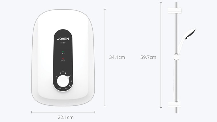 Joven Instant Water Heater Shower SA20E | Shopee Malaysia