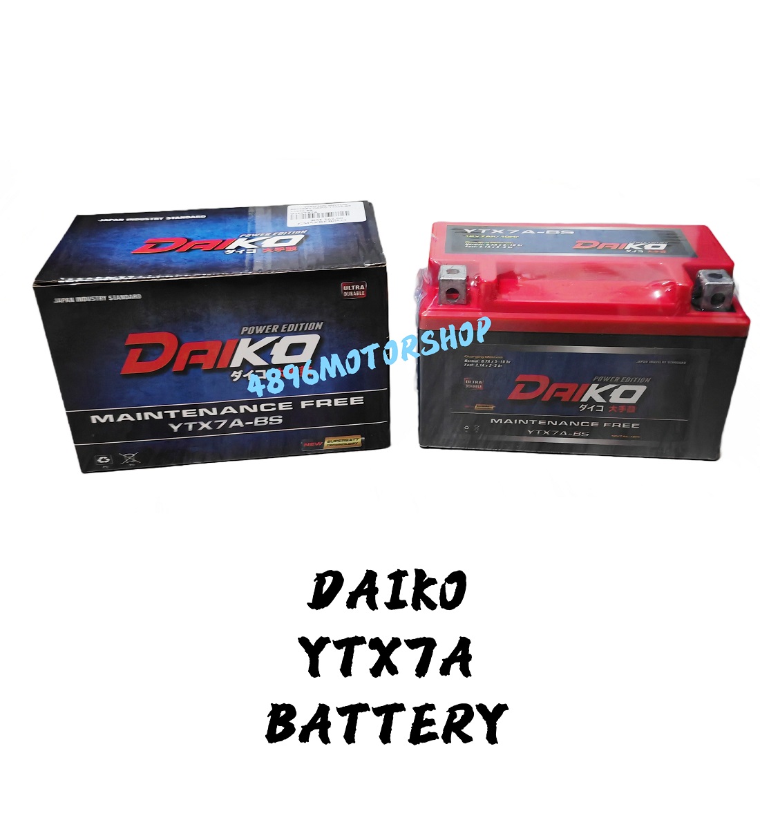 STARPOLO YTX7A SYM VF3i185 VF3I BATERI KERING BATTERY KARISMA JET POWER ...