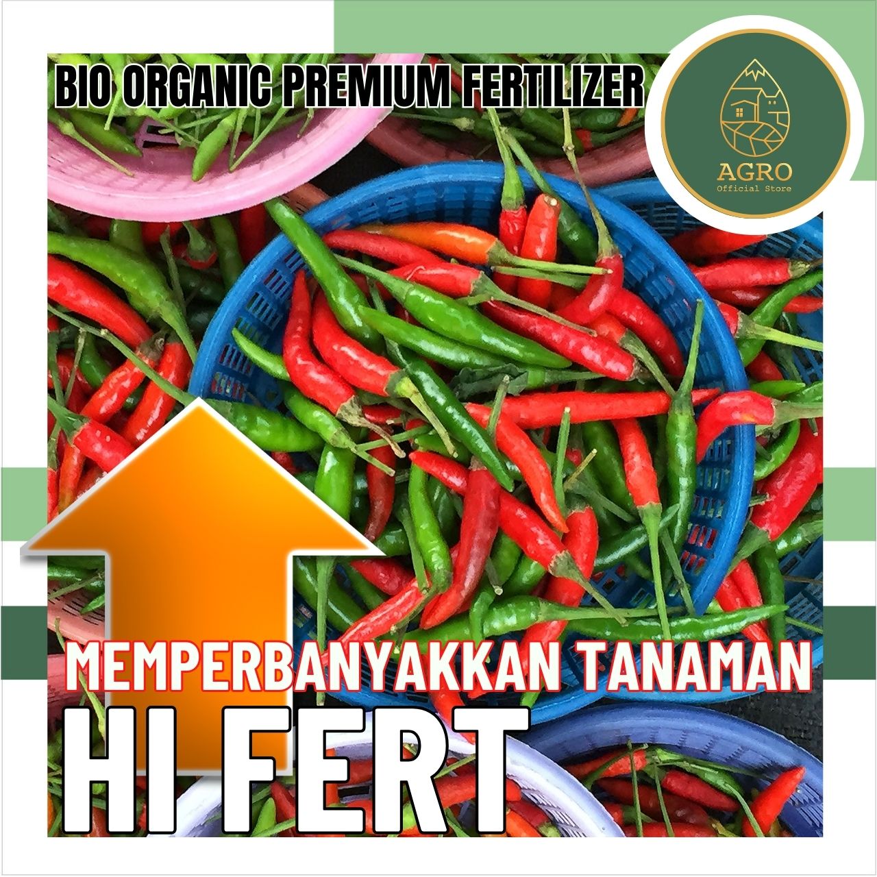 Agro Bio Organic HI-FERT Premium Fertilizer Baja Organic Baja Super ...