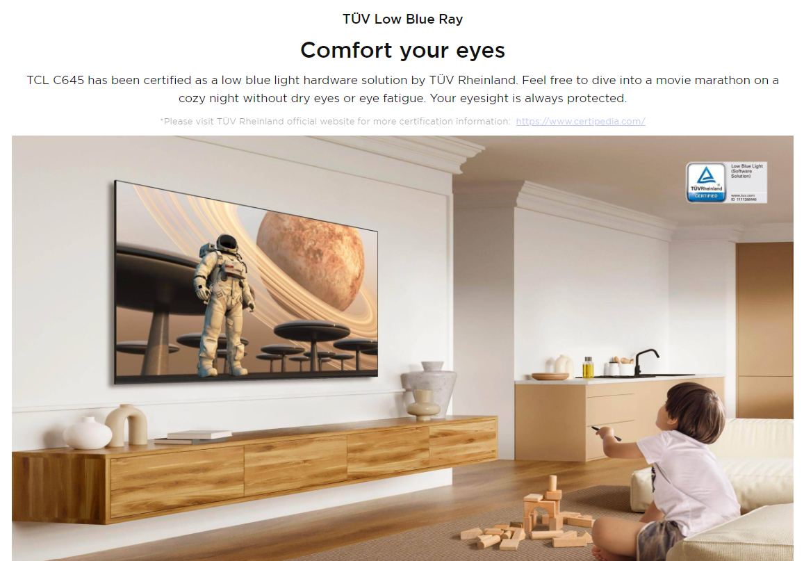 TCL QLED Google Smart TV | HDR 10+ | C645 | Shopee Malaysia