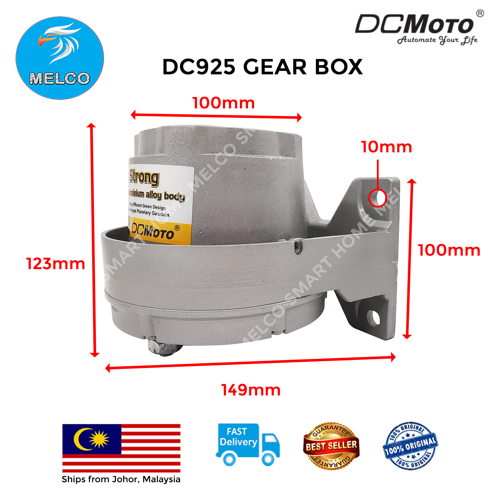DCMoto DC 925 GFM Gear Box Wall Mount Fit Old Version DC Mini Motor ...