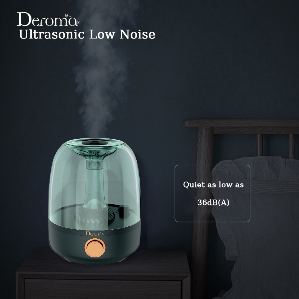 Deroma M478 Green Rose Gold / M430 White Air Humidifier Transparent ...