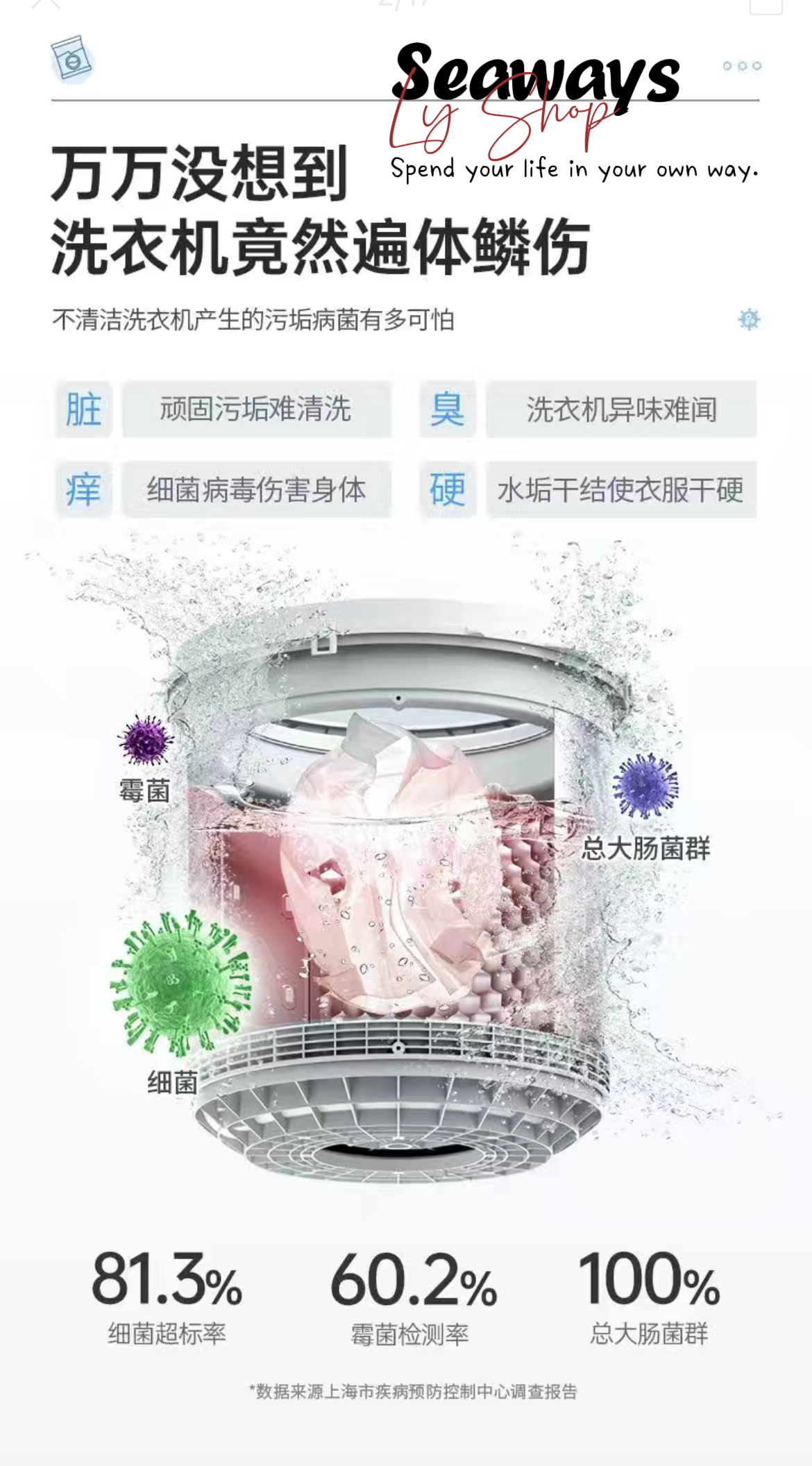 New Upgrade Seaways washing machine cleaner washing machine tank ...