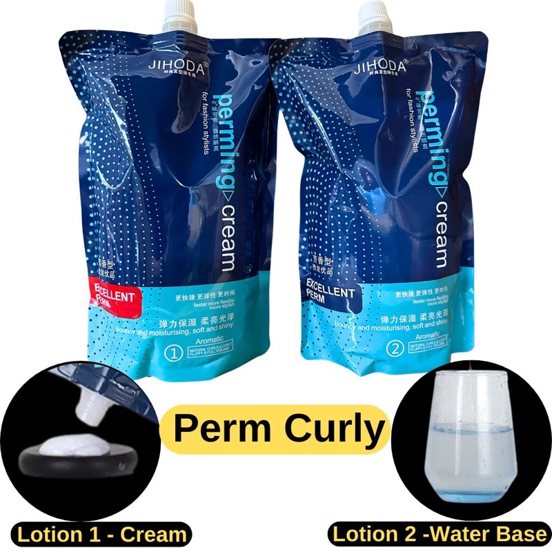 Jihoda Hair Rebonding cream / Digital Perm Cream Straight Iron ...