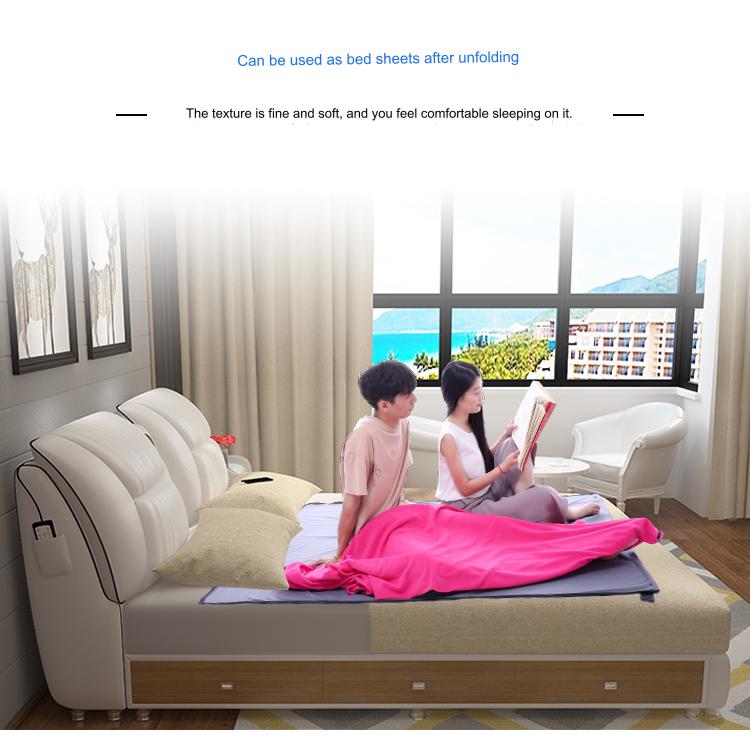 UtanKing™ Fleece Sleeping Bag Liner Warm Camping Blanket Mat Hiking Beg ...