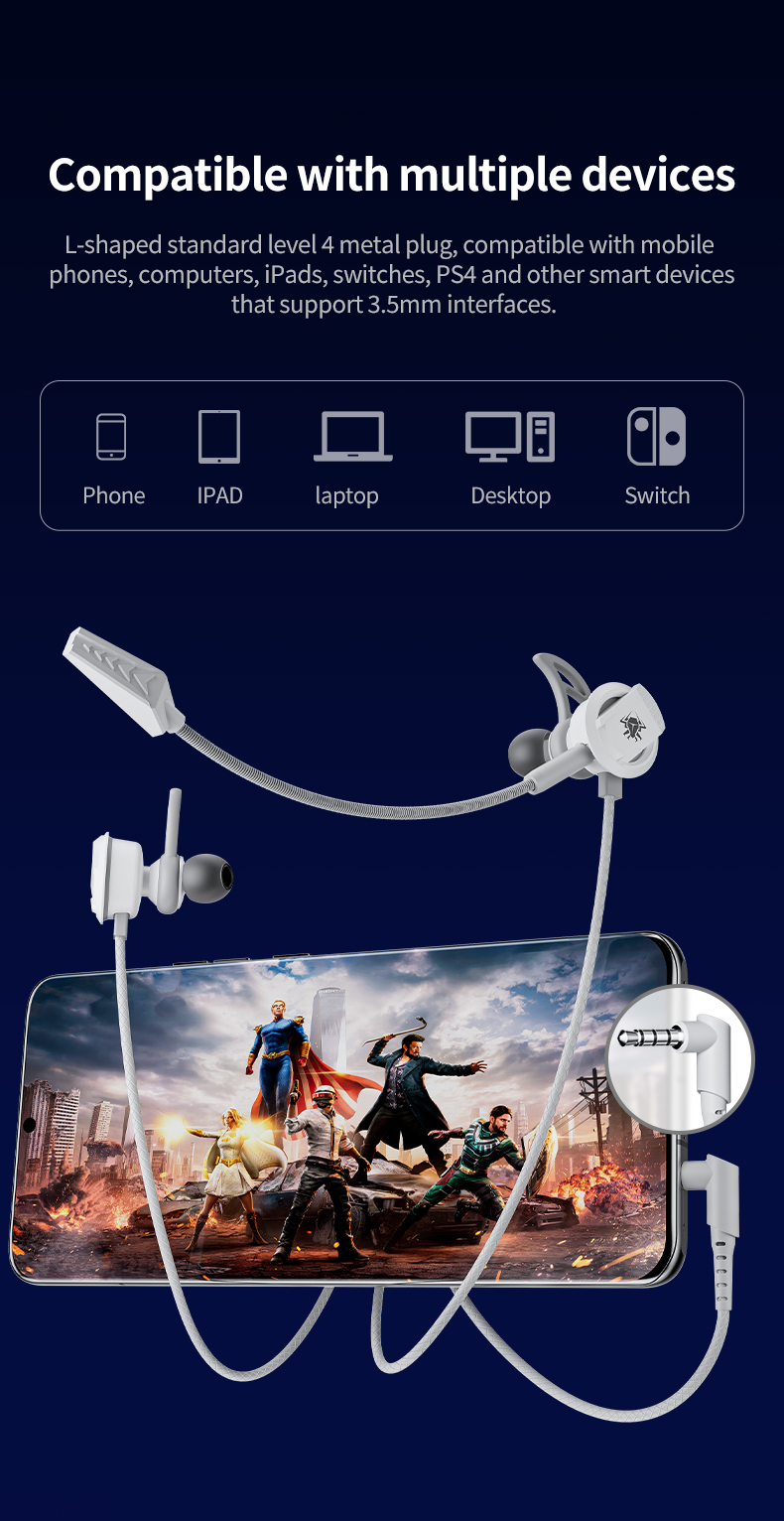PLEXTONE RX3 Pro Cyberpunk In-Ear Gaming Earphone Noise Reduction ...