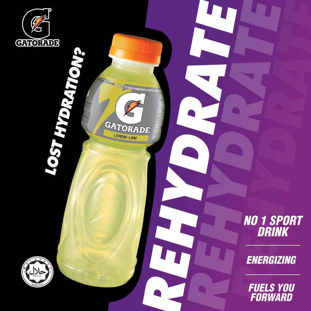 Gatorade Blue Bolt/Lemon Lime/Quiet Storm 515ml x 24 bottles (Carton ...