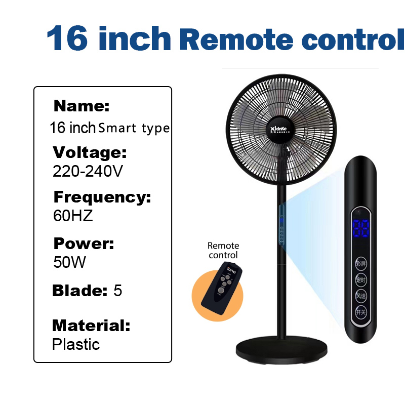 Stand Fan Bottom-heavy 16 inch Floor Fan Home Office Shaking Head ...