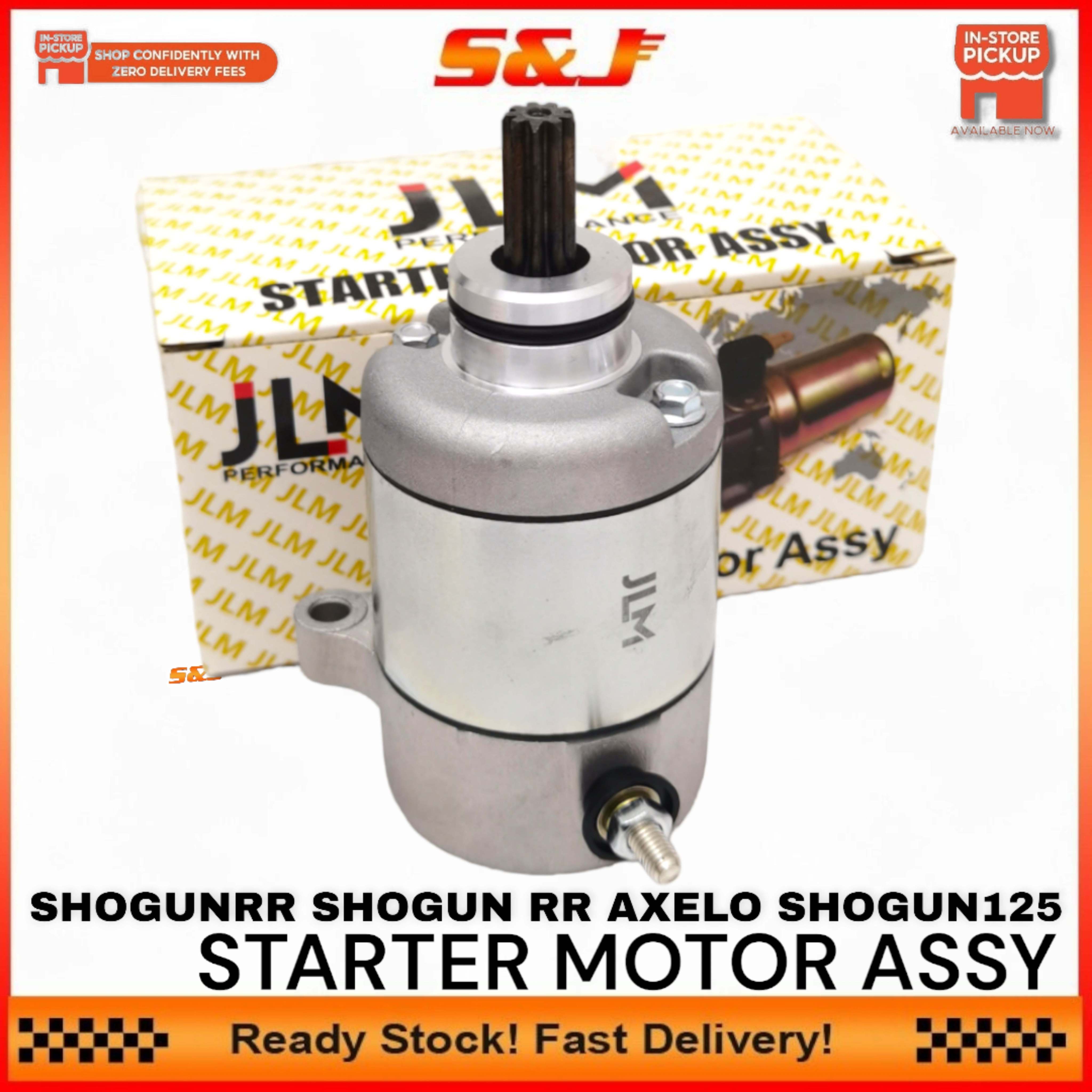 JLM SUZUKI SHOGUN 125 SHOGUN AXELO SHOGUN RR STARTER MOTOR ASSY JLM ...