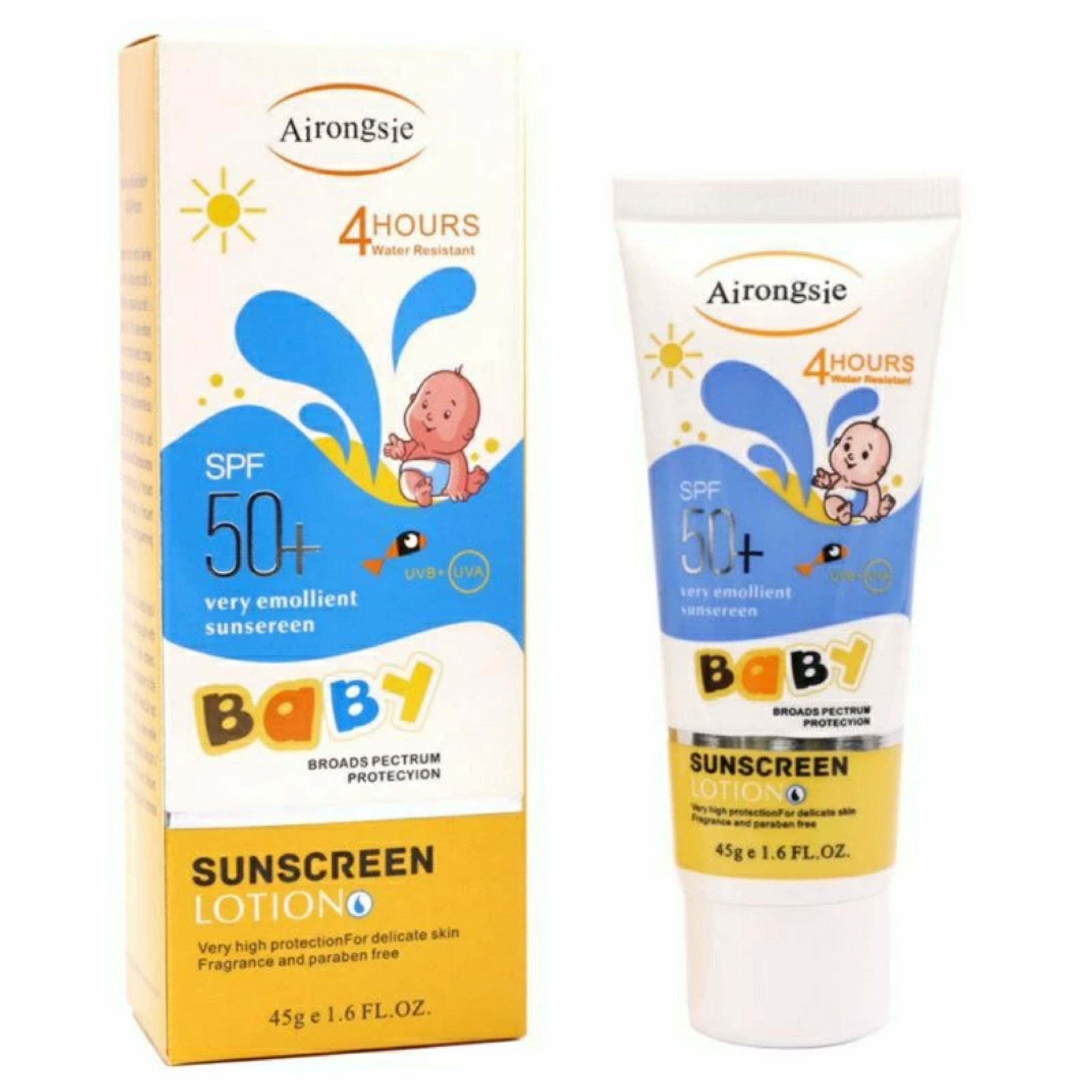 45g 🧒 Baby Suncreen Sunblock SPF50 cream Krim UV Perlindungan untuk ...
