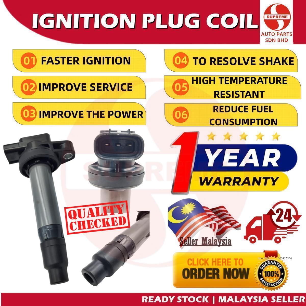 S2U Car Ignition Plug Coil Perodua Axia 1.0 Bezza 1.0 Spark Coil Plug ...