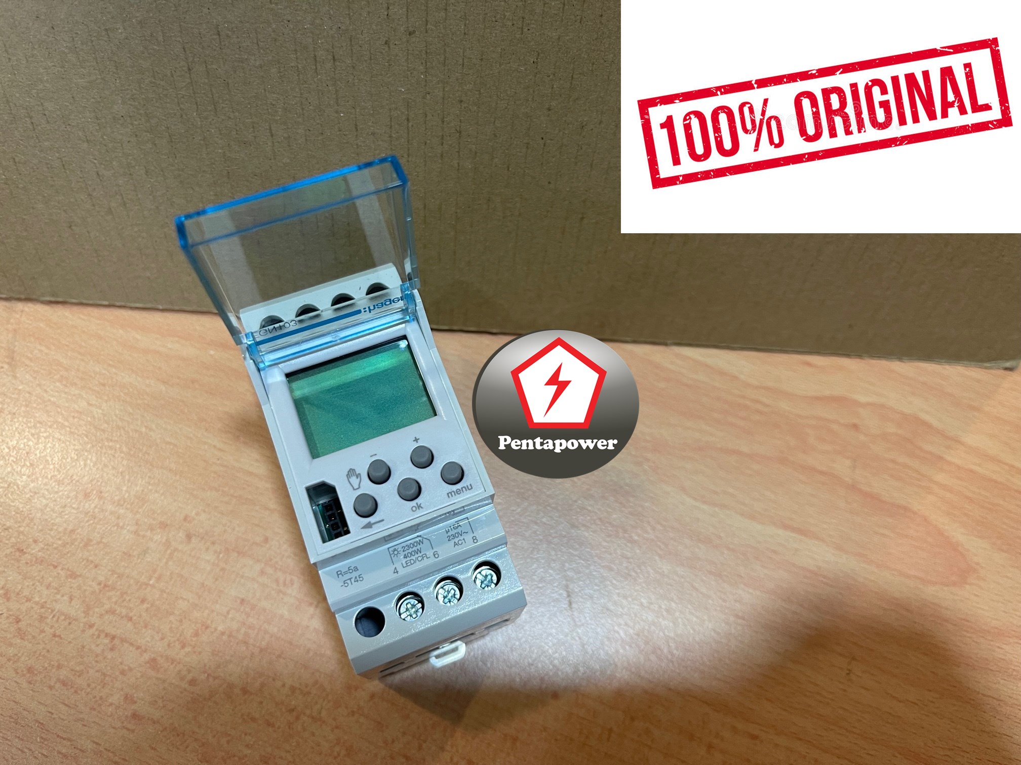 HAGER EGN103 1 channel digital time switch weekly cycle | Shopee Malaysia