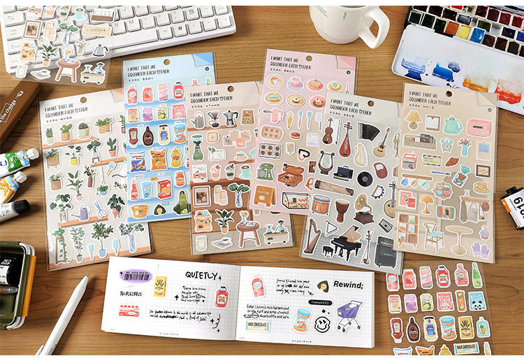 IFM Creative Life Love Poetry Series Deco Stickers DIY Decorations ...