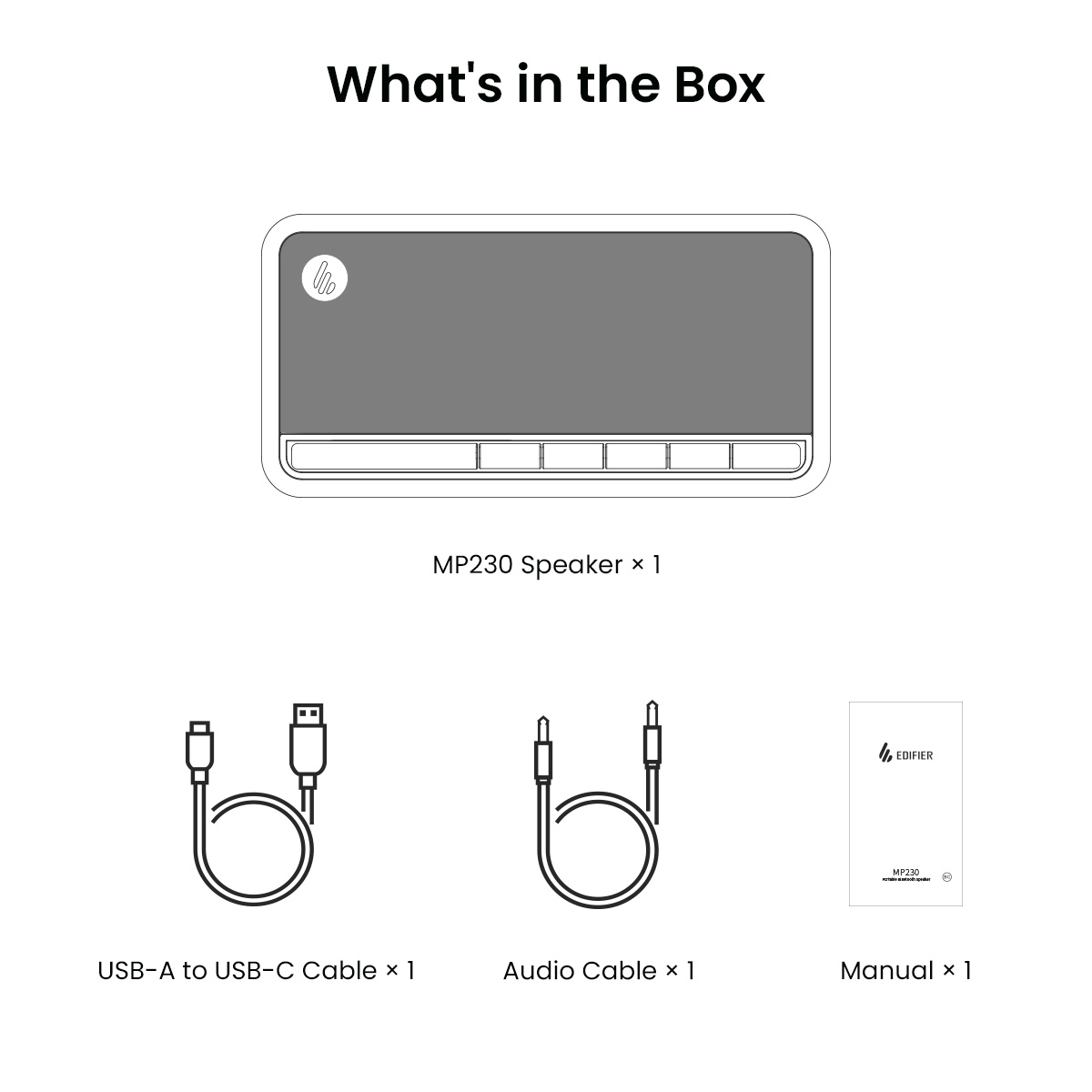 Edifier MP230 Bluetooth Vintage Portable Speaker - 9H Playback | Aux ...