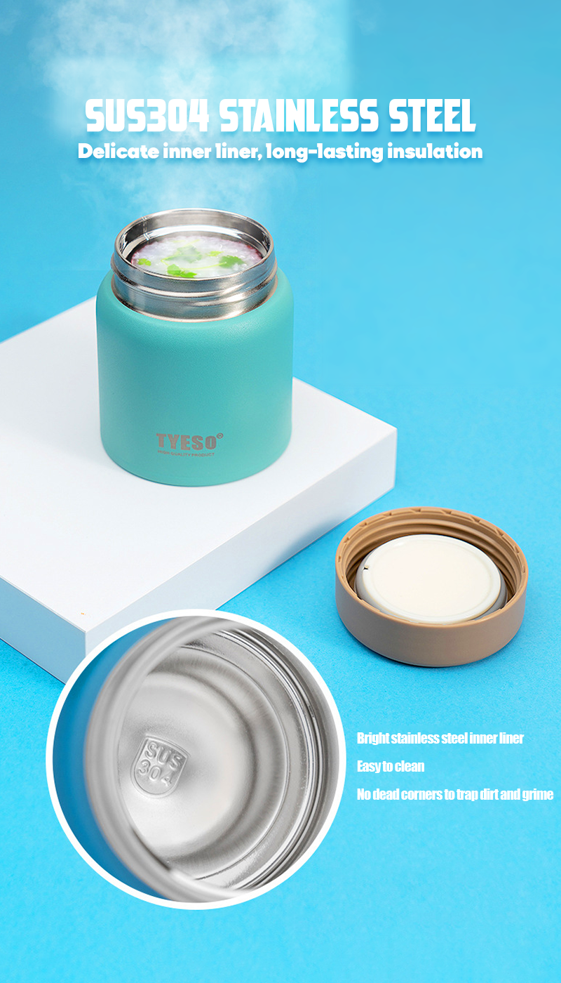 TYESO Thermos Food Jar 220ml/280ml Food-grade Stewed Pot Heat ...