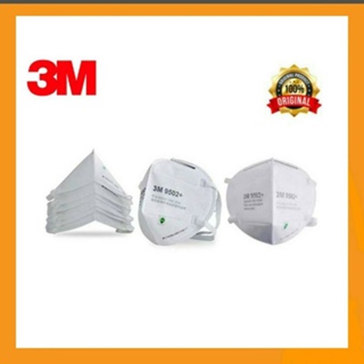 3M 9502+ 3M 9010CN N95 HEAD STRAP PARTICULAR DISPOSABLE RESPIRATOR FACE ...
