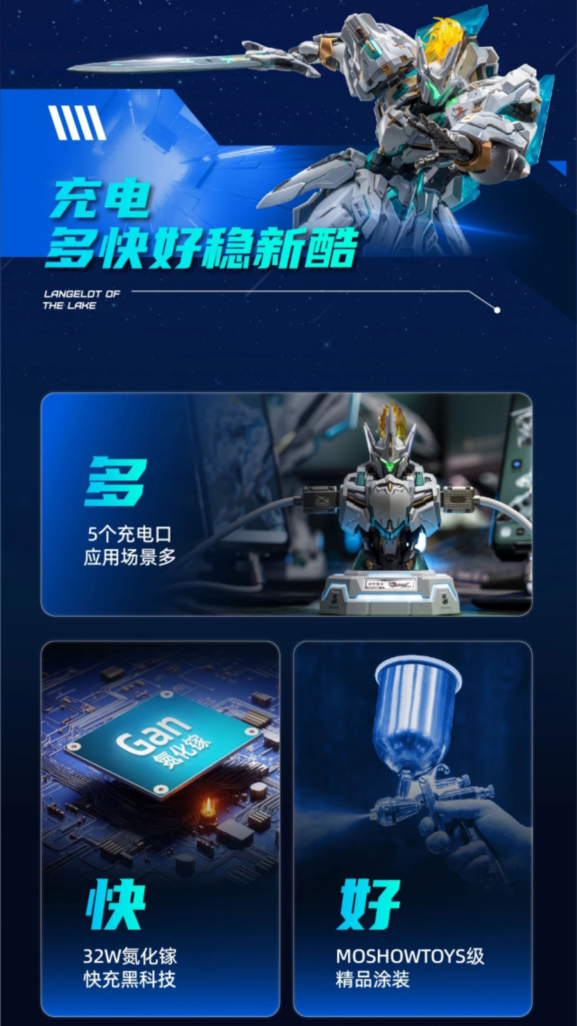 MOSHOW Toys - Quick Charger MCT-E02 Lancelot | Shopee Malaysia