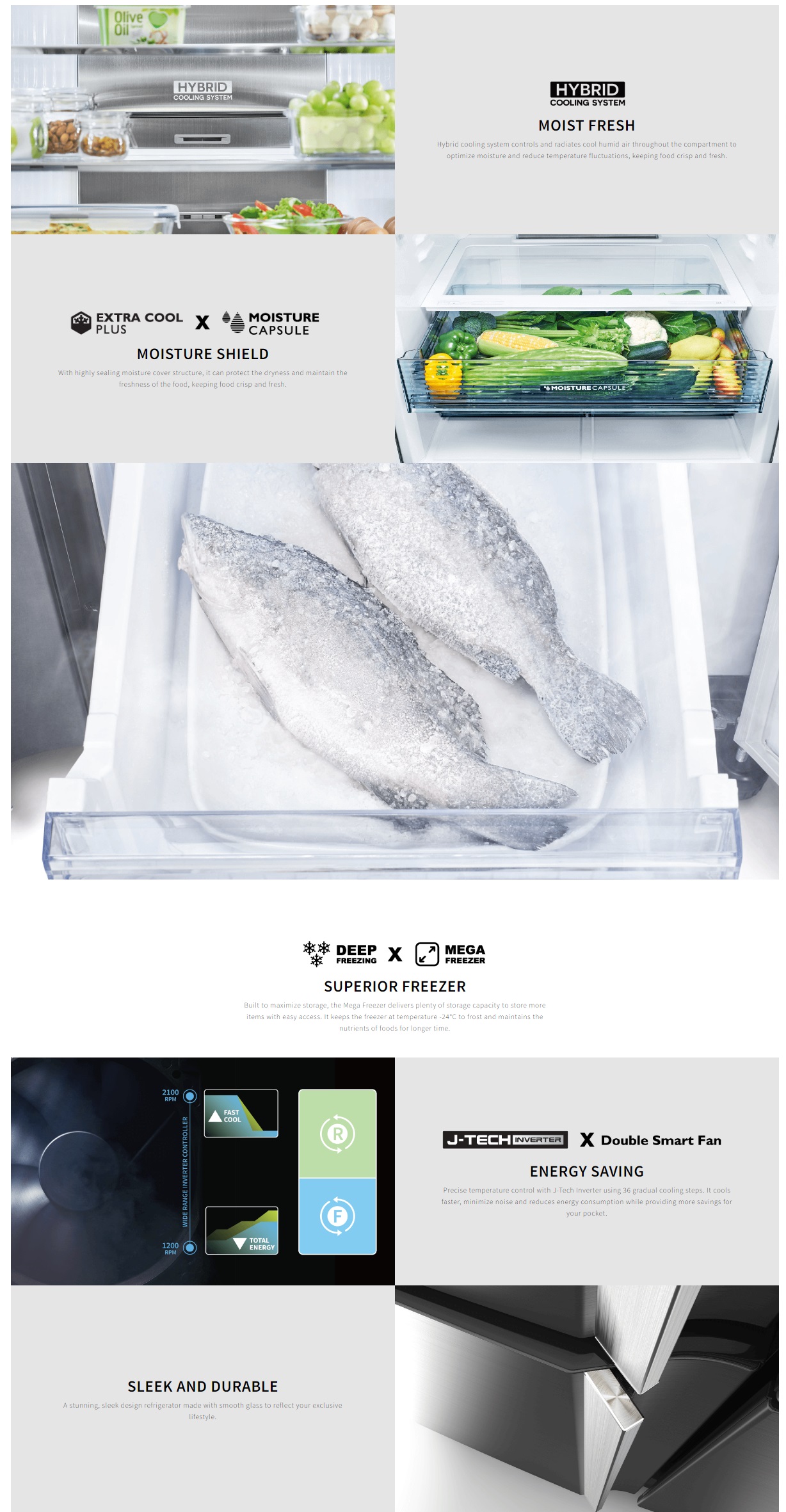 Sharp Avance Refrigerator 4 Door Inverter 700L Fridge 4 Doors Peti ...