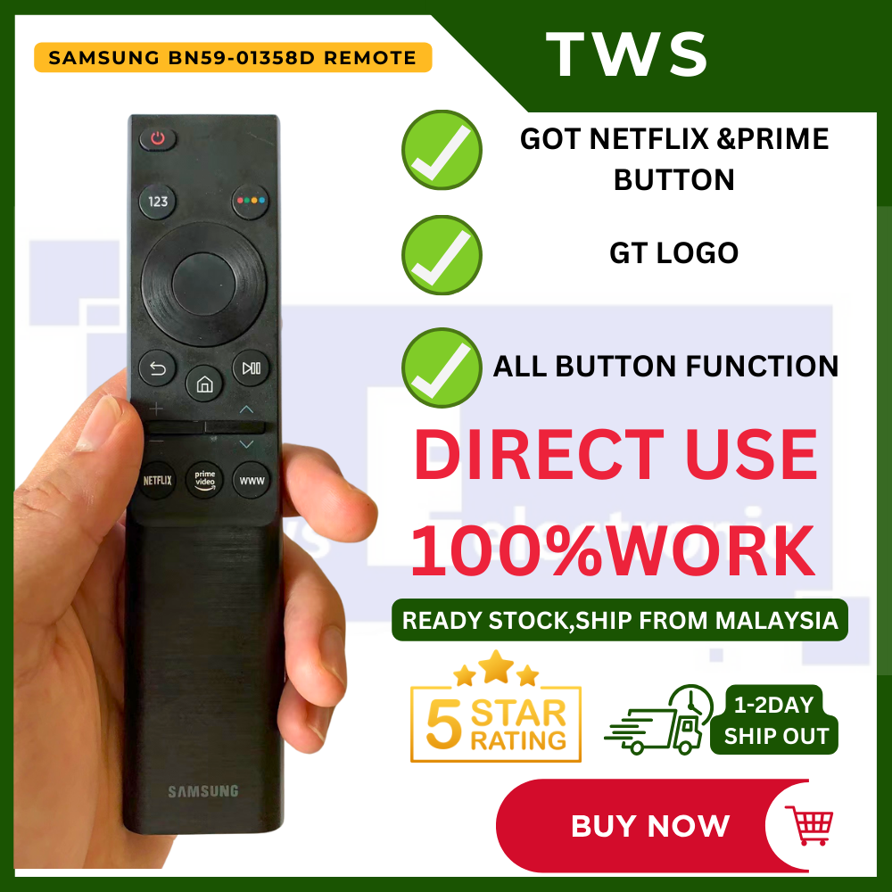TWS Samsung Smart TV Remote Control BN59-01358D|remote 2021 original forBN59-01358D(Samsung ...
