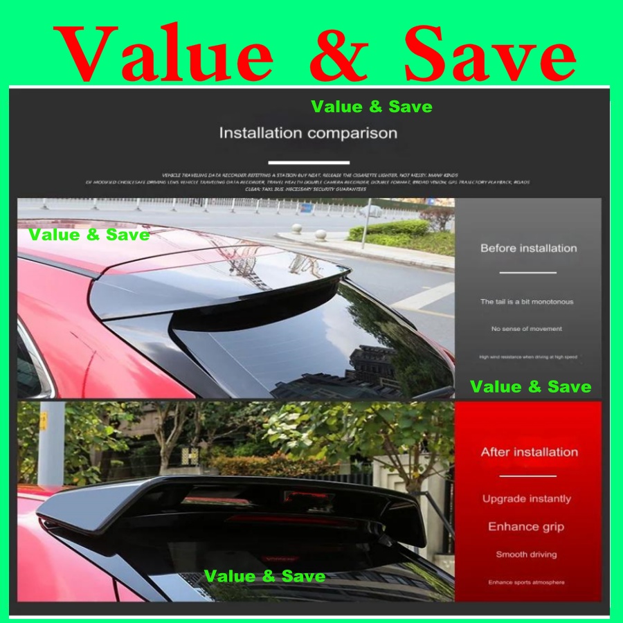Mazda CX-30 2019 - 2025 Autoexe Rear Roof Spoiler Wing Sports Rear Wing ...