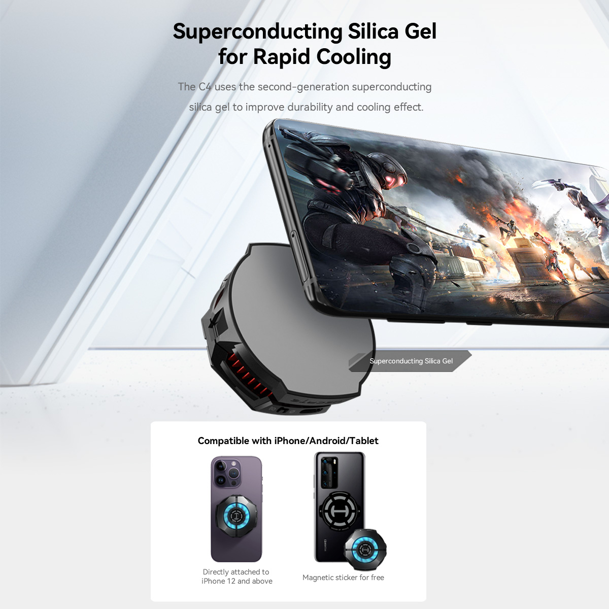 Edifier Hecate C4 Phone Cooler - 7 Blade Mute Fan Design | Custom TEC ...