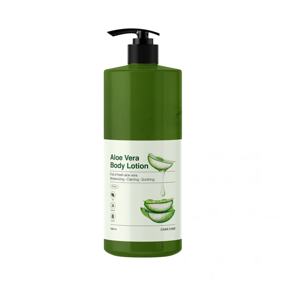 Evas Char Char Aloe Vera Body Lotion / Body Wash / Soothing Gel 1500ml ...