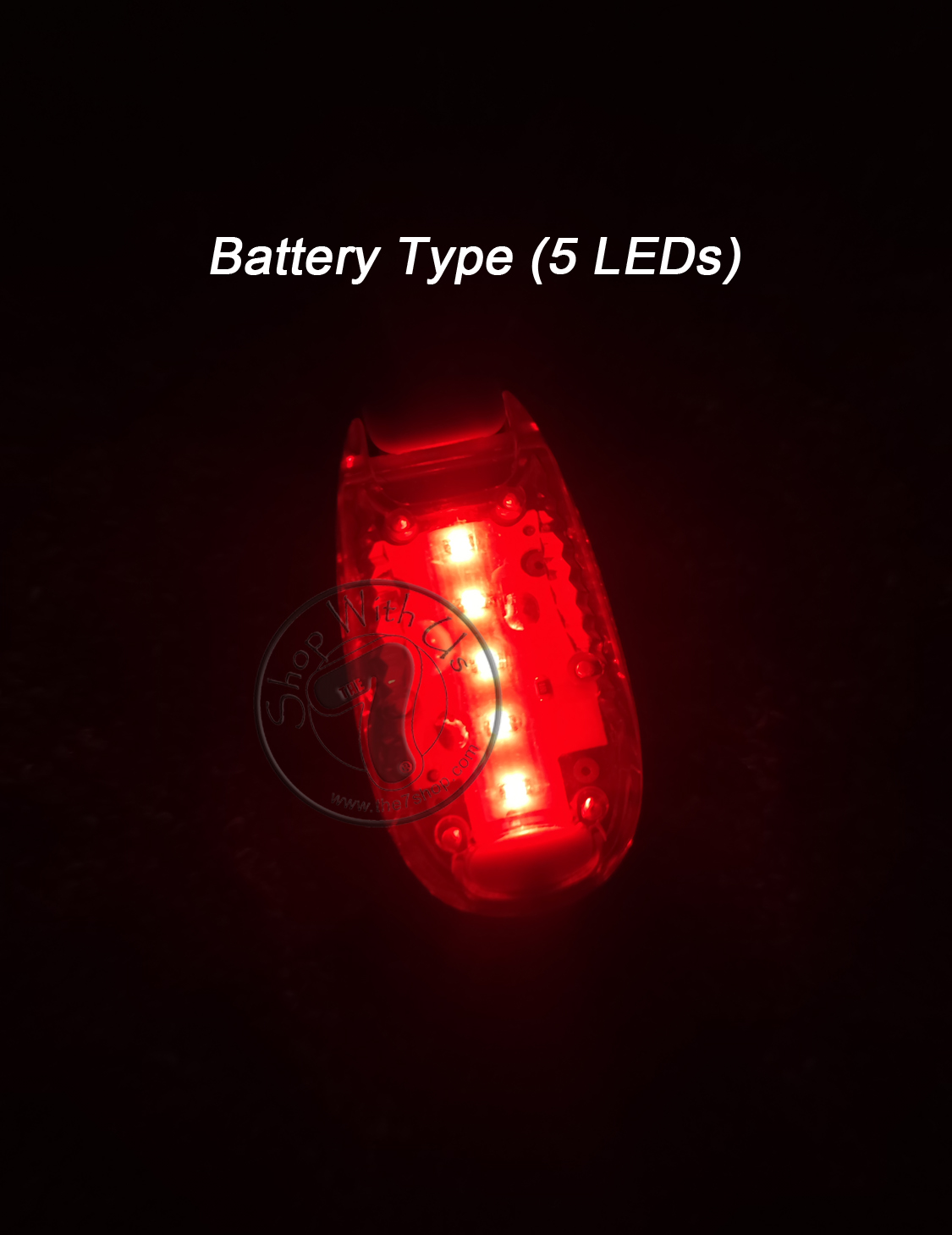 [12.12] LED Running Blinker / USB LED Light with Clip & Velcro / Lampu ...
