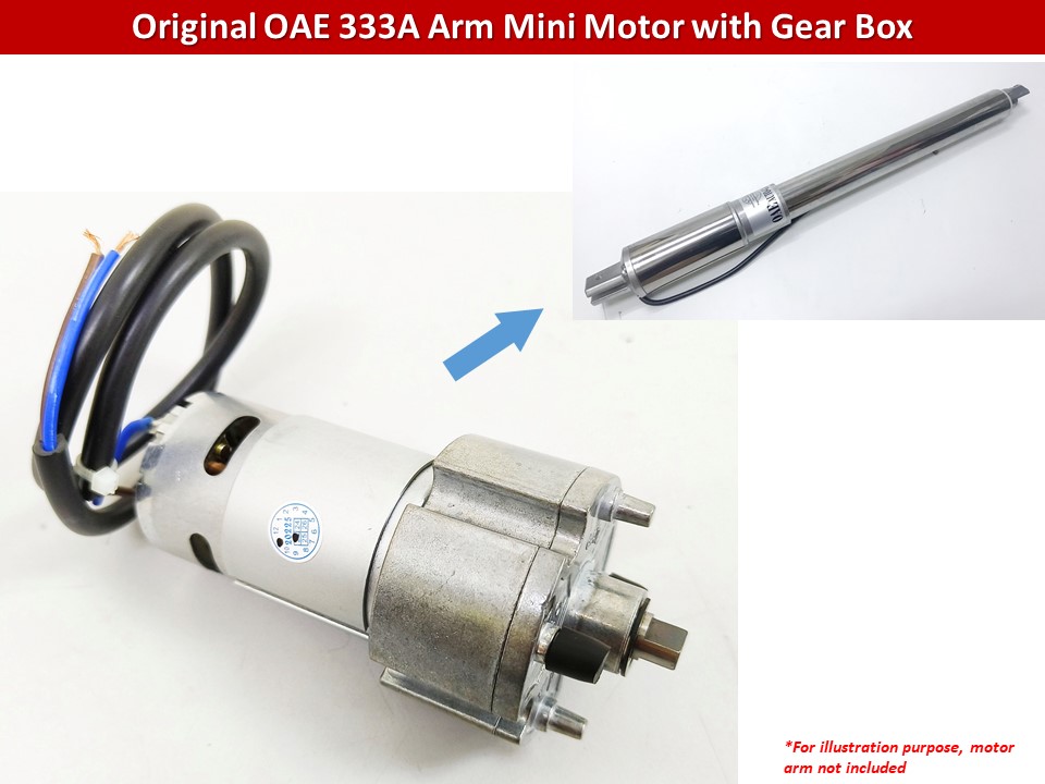 Original OAE 333A Autogate Mini Motor With Gear Box Repalcement | Shopee Malaysia