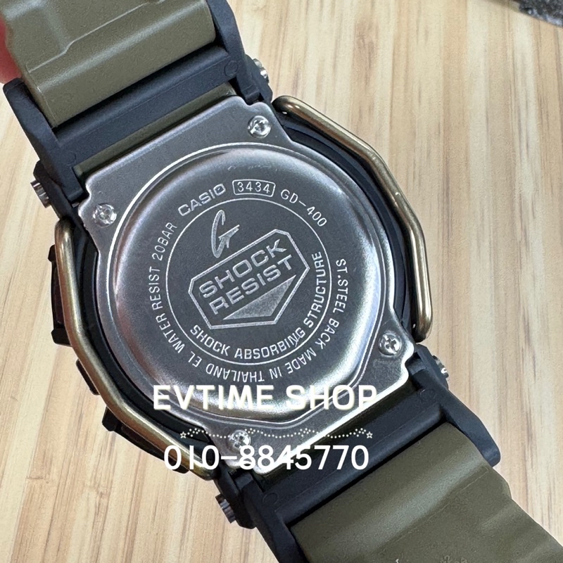 100% ORIGINAL CASIO G-SHOCK GD-400-1DR / GD-400-9DR / GD-400-1 / GD-400 ...