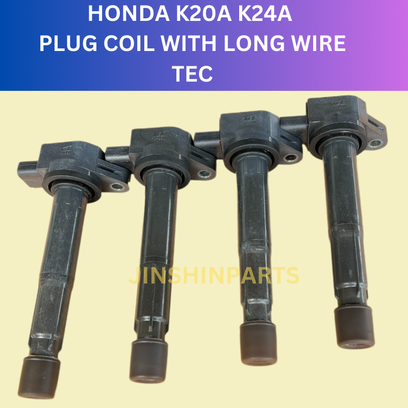 HONDA K20 K24 K20A K24A Coil Plug Ignition Coil (T.E.C)Set 4pcs with ...