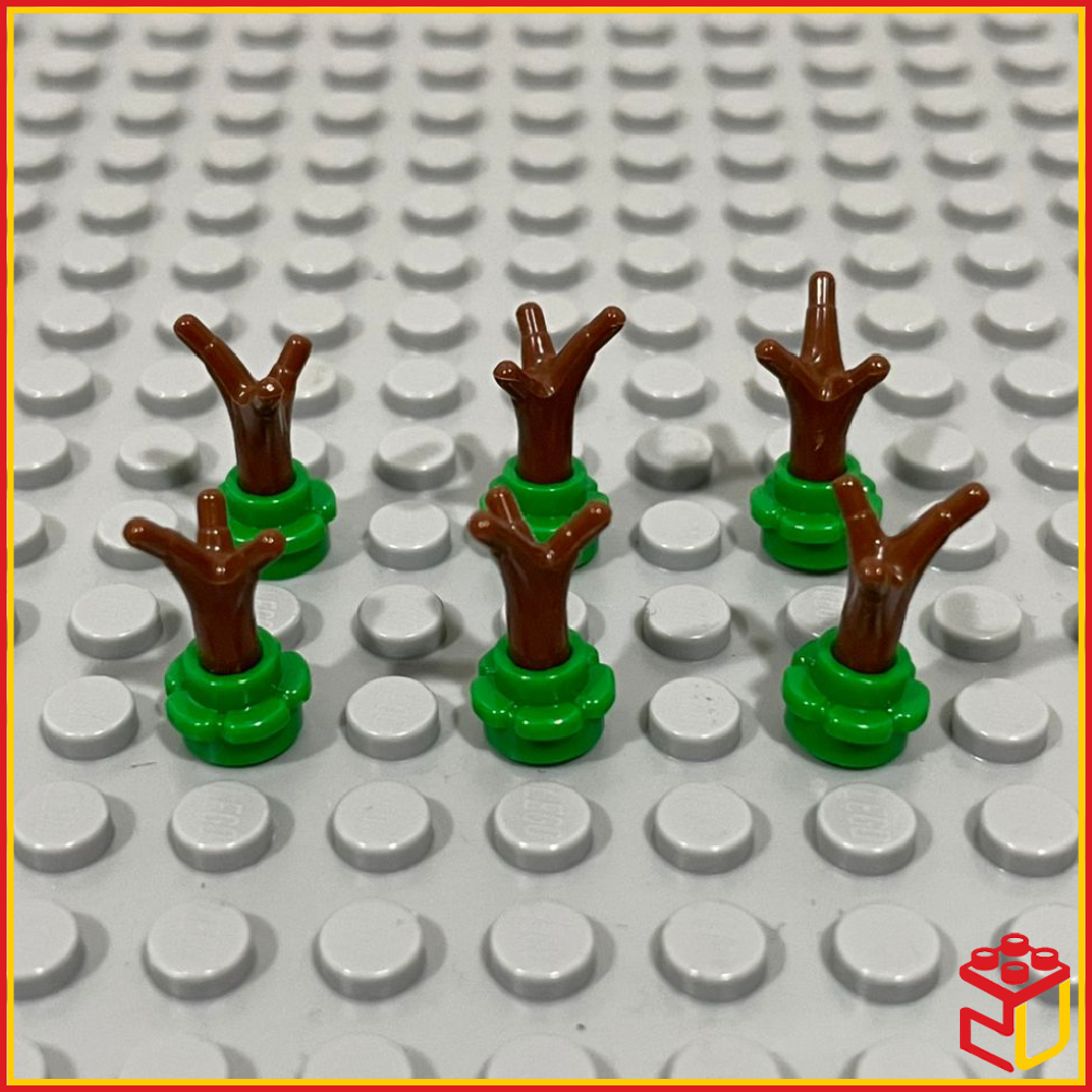 (Ready Stock) LEGO 37695 Parts Brick Profile Plant Stem With 3 Leaves ...