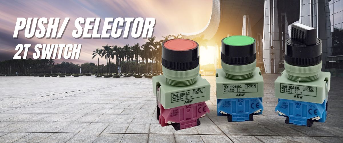 22mm Push / Selector Switch Button Switch ON-OFF / ON-OFF-ON Selector ...