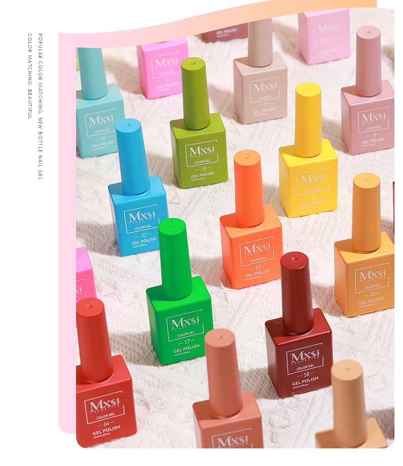 [ 60 COLOURS ] MXSI GEL POLISH SET 15ML | Shopee Malaysia