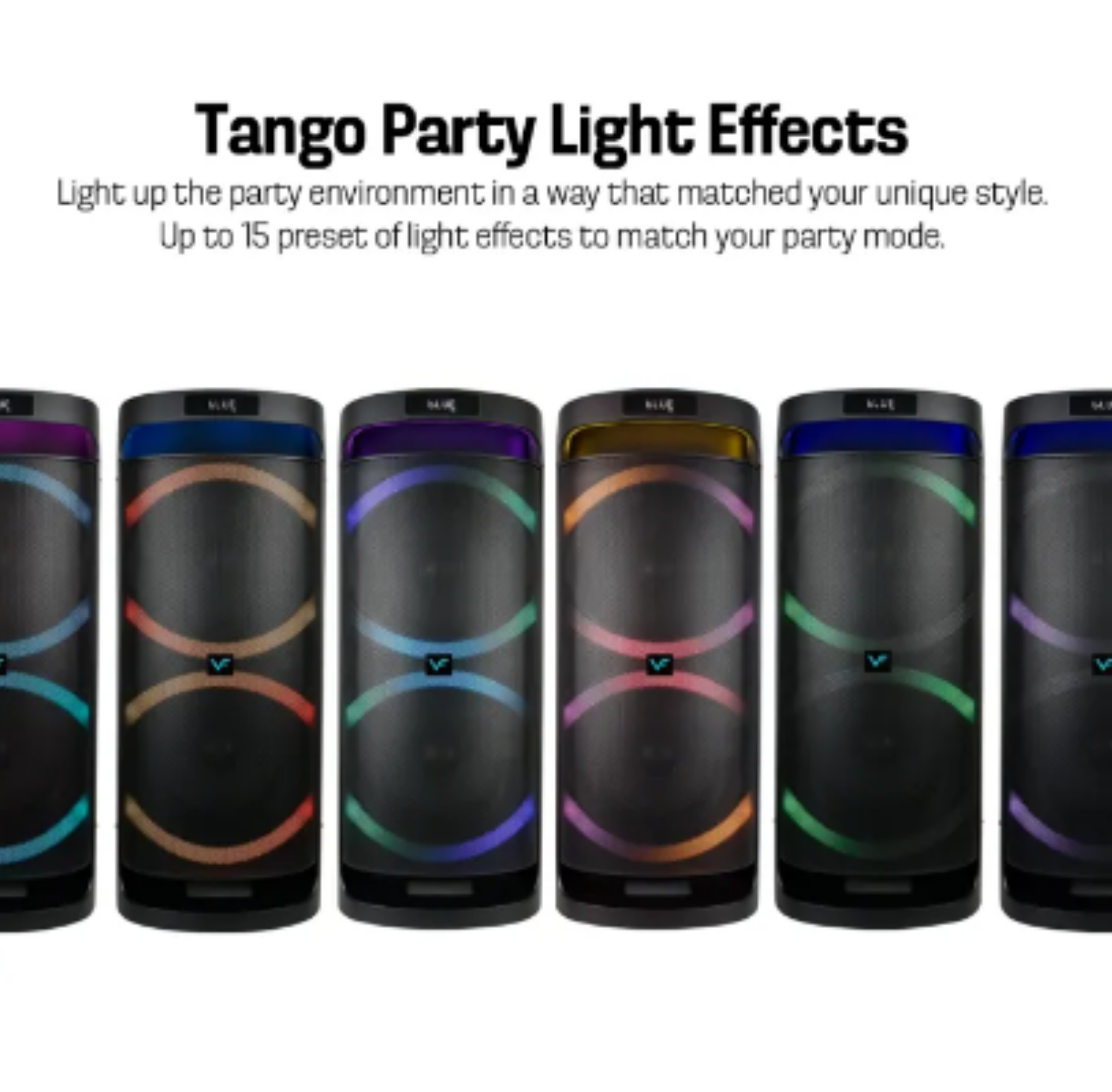 Vinnfier VF TANGO XT5000 WMU 900W Bluetooth Potable HI-FI Loud PartyBox ...